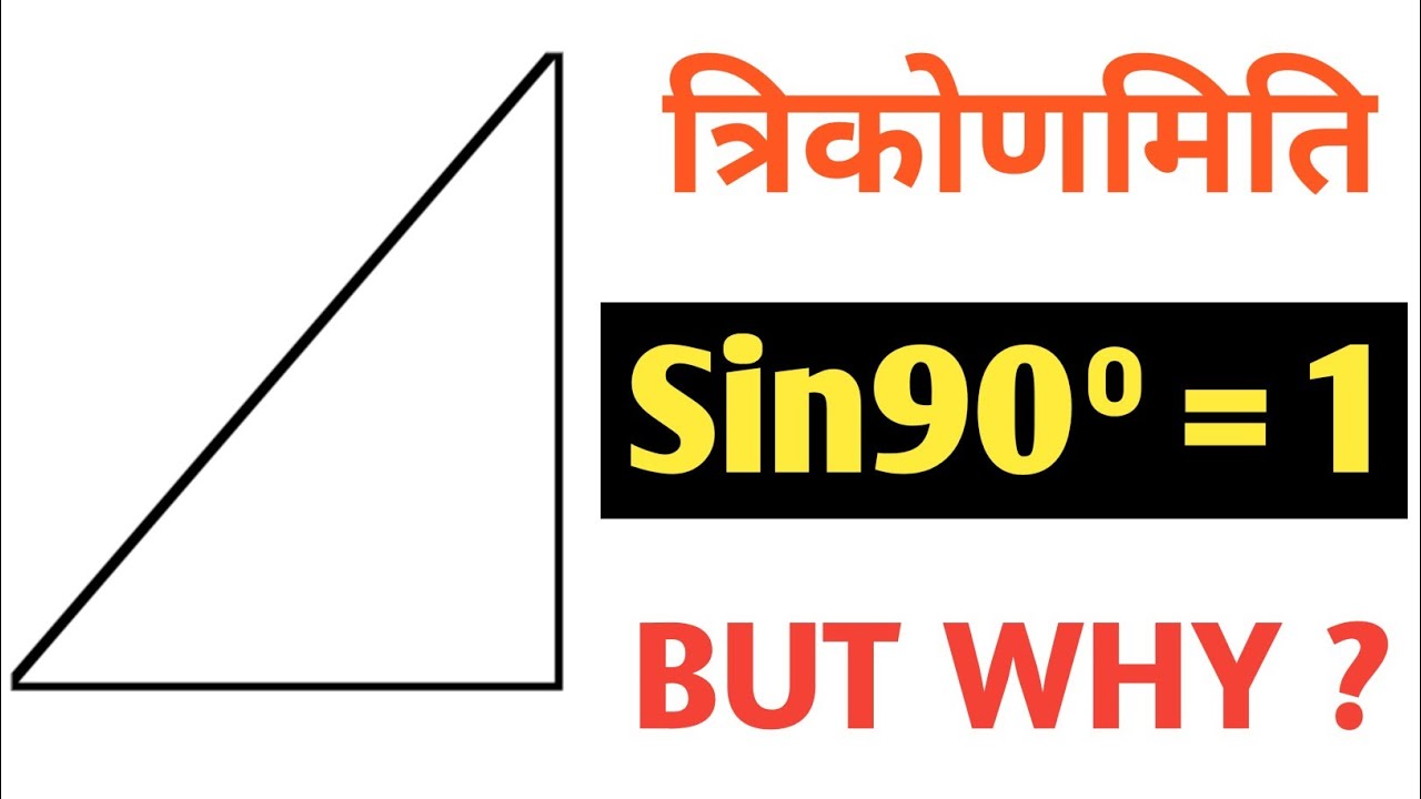 Sin 90 degrees = 1 😎 but why ??? | Trigonometry Table | Trigonometry ...