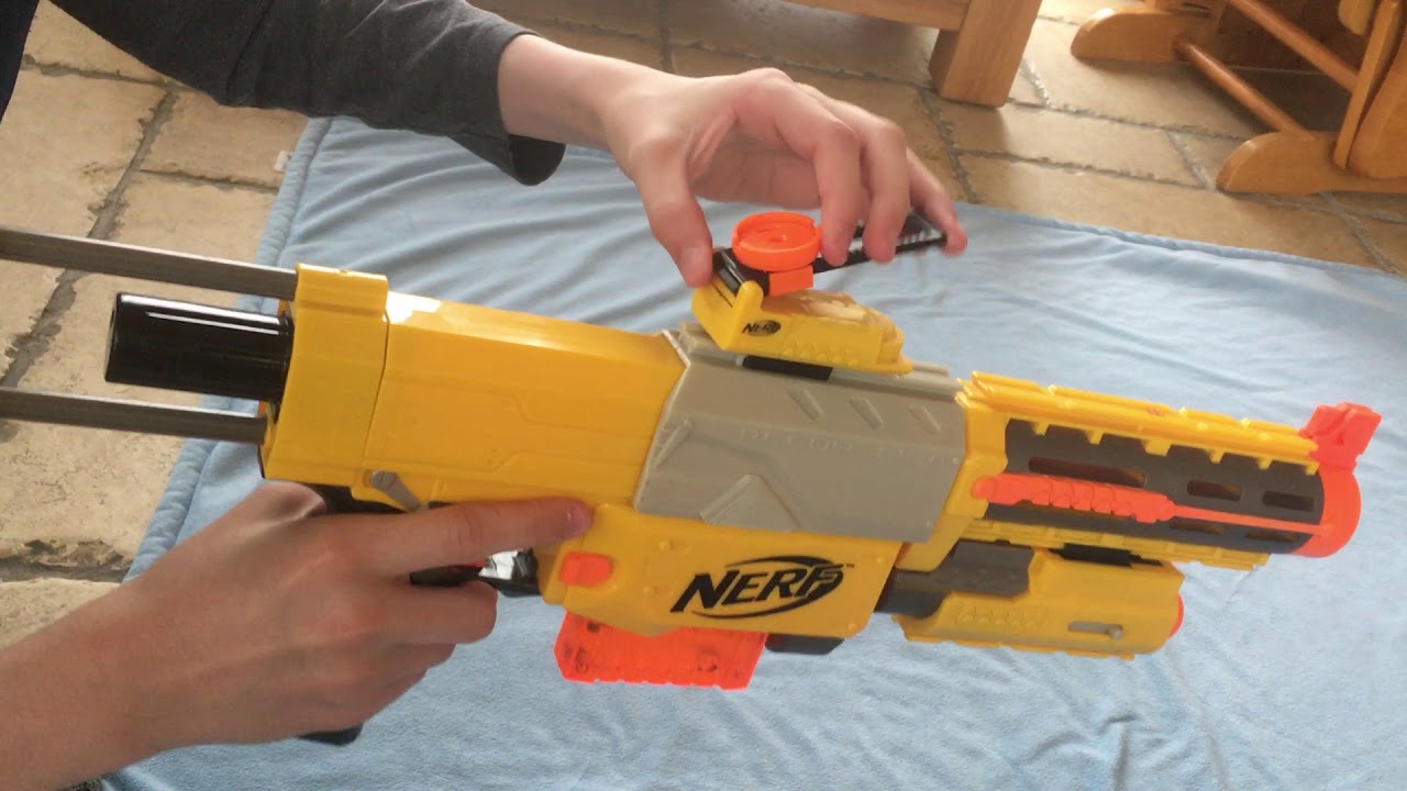 Nerf n strike recon cs 6 review - YouTube