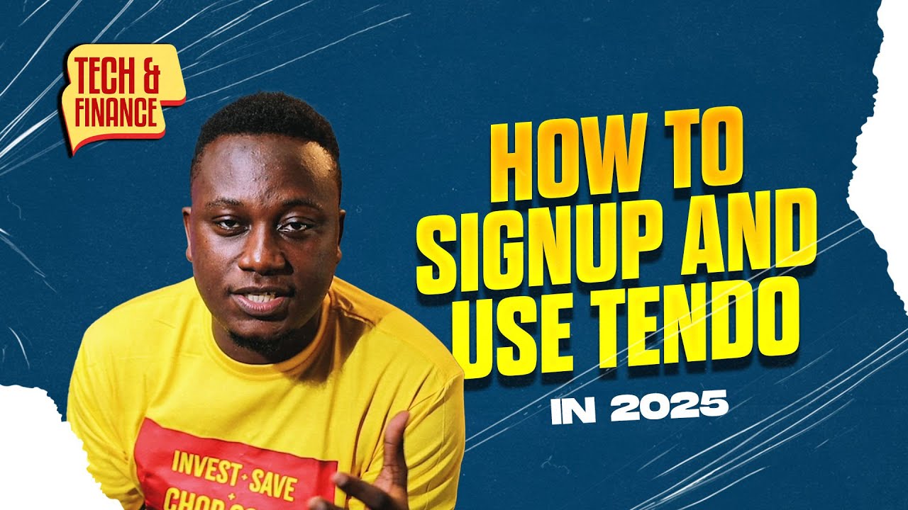 How to Sign Up and Use the Tendo App in 2025 📱🚀 | Step-by-Step Guide ...