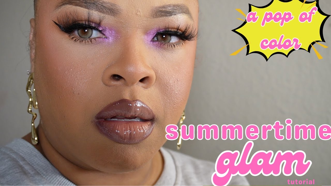 Summertime Glam Makeup - YouTube