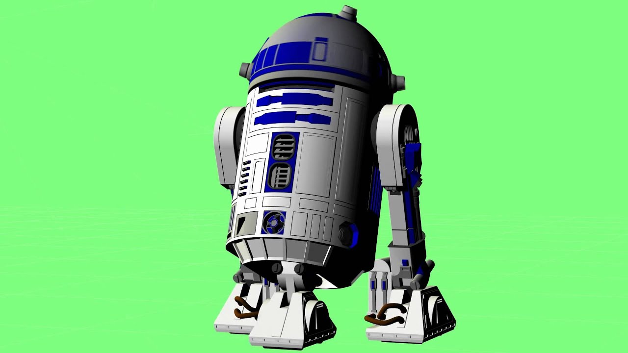 green screen r2 droid s01r05 1080p - YouTube