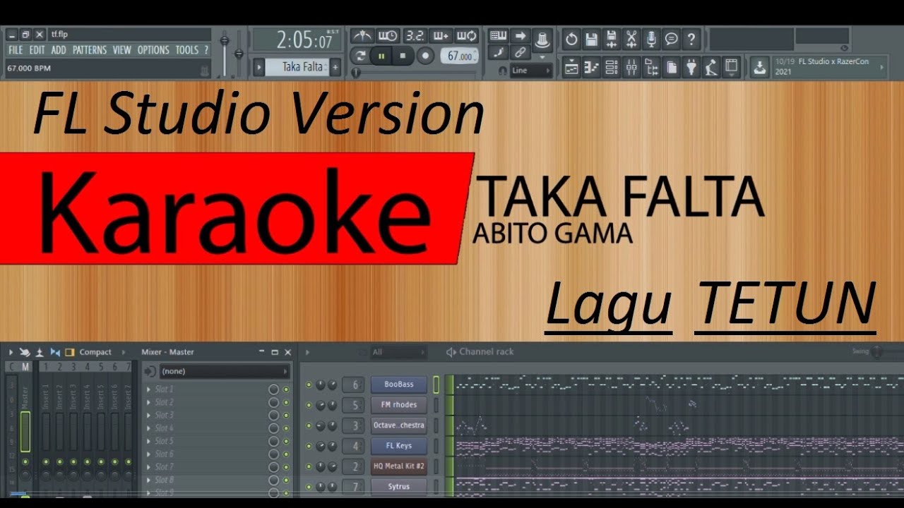 Taka Falta - Abito Gama || KARAOKE FL Studio Version - YouTube