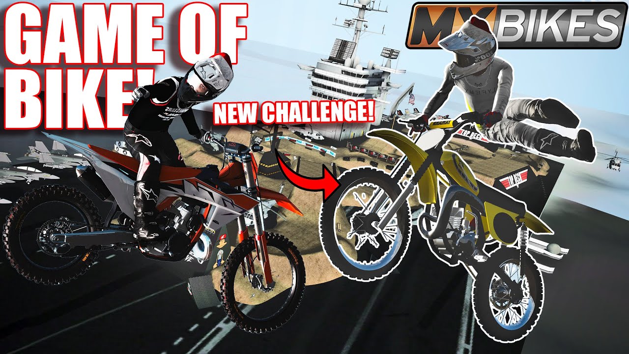 GAME OF BIKE BUT WE ADDED A HUGE CHALLENGE... (MXBIKES) - YouTube