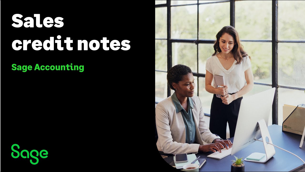 Sage Accounting (UK) - Sales credit notes - YouTube