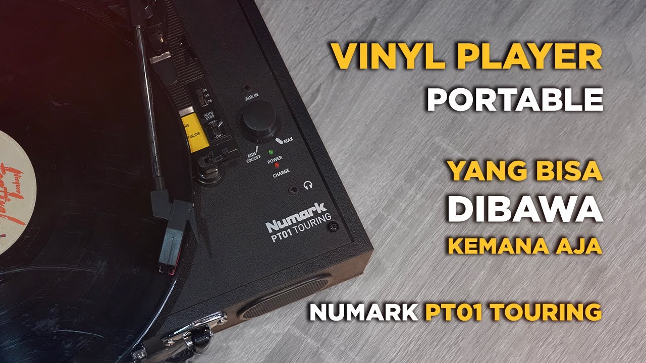 Review Turntable Portable Numark PT01 Touring cuma 1,5 jutaan - YouTube