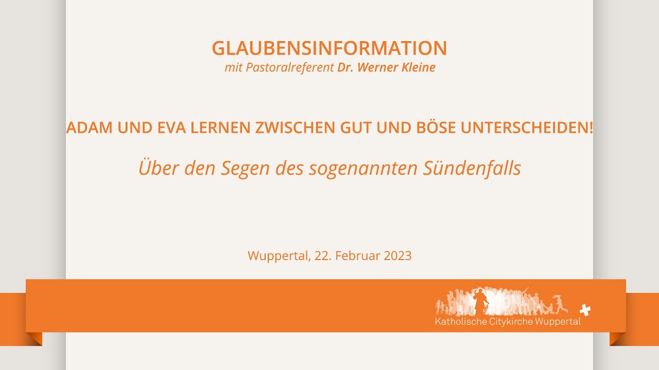 Adam und Eva lernen zwischen Gut und Böse unterscheiden! - Über den ...