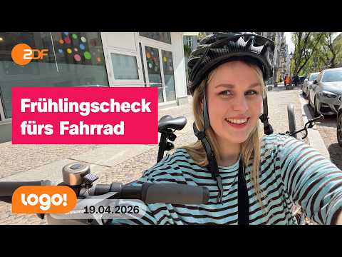 logo!-Reporterin Isabelle checkt: So wird euer Fahrrad frühlingsfit | logo!-Nachrichten vom 19.04.26