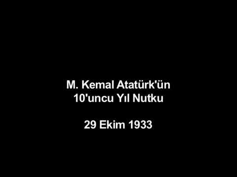 29 Ekim 1933 Atatürk Nutuk