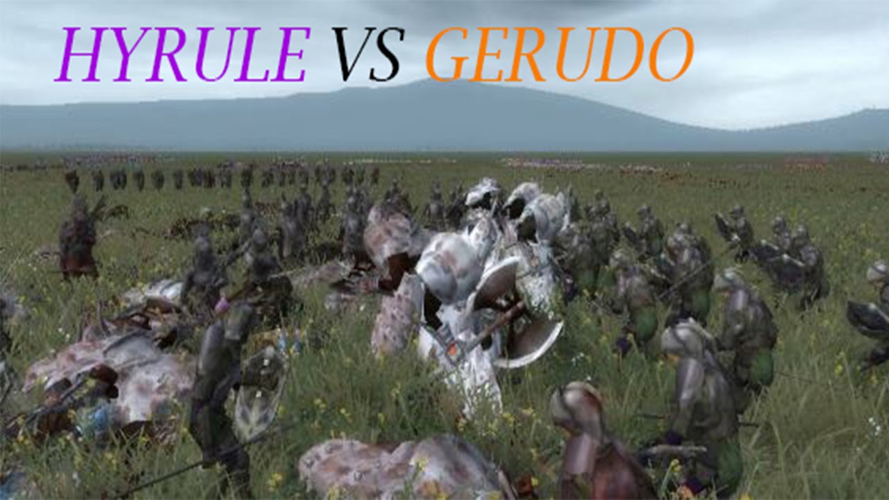 Hyrule Total War Custom Battle: Hyrule VS Gerudo - YouTube