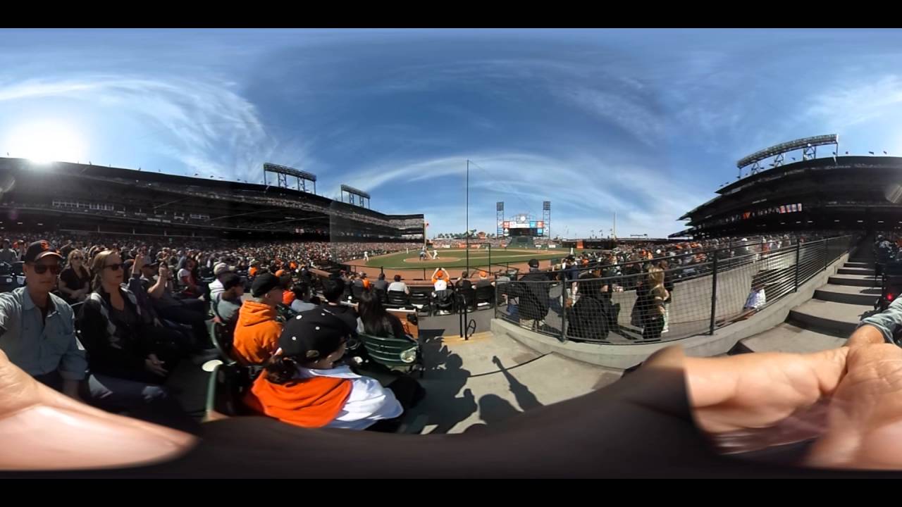 Giants baseball 360 degree view - YouTube