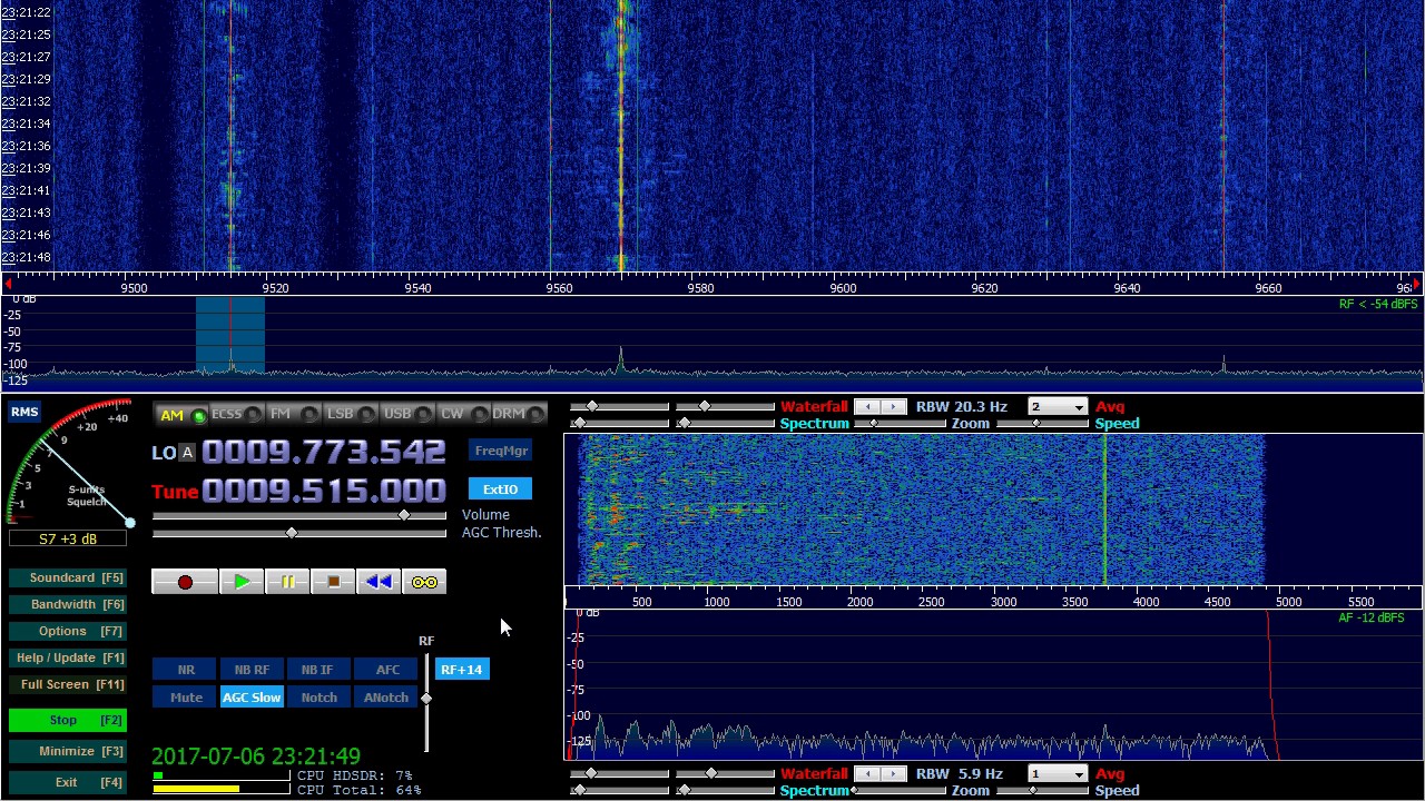 Voice of Turkey 9515 Khz Shortwave on Afedri SDR 0320 UT - YouTube
