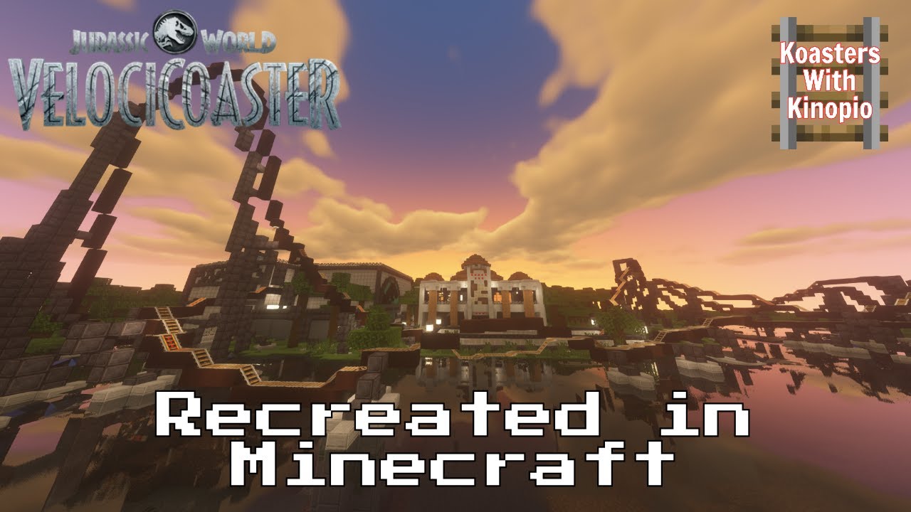 Jurassic World: Velocicoaster - Islands of Adventure || Minecraft ...