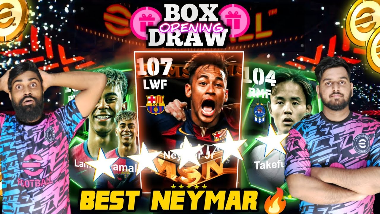 107 Big Time Neymar Jr Combined Boxdraw E-FOOTBALL 25🔥 | Coinami🤑 | Is ...