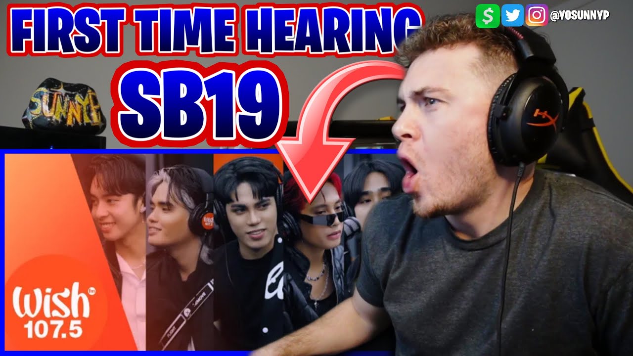 First Time Hearing SB19: Bazinga LIVE on Wish 107.5 Bus - YouTube