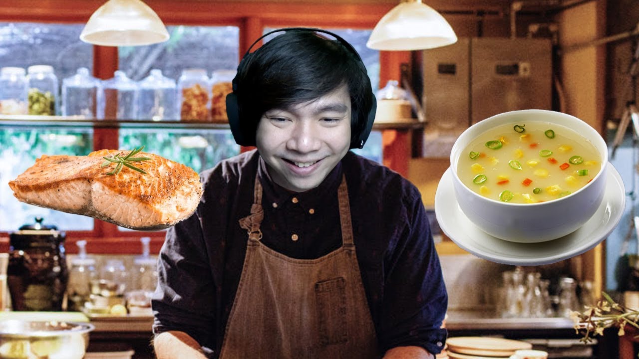 Bikin Salmon dan Soup - Cooking Simulator Indonesia - YouTube