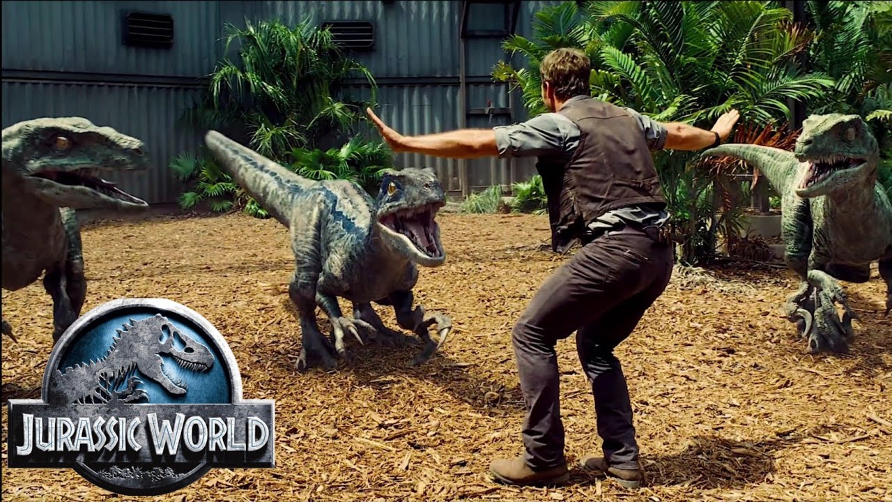 Stand Down Velociraptors Scene | Jurassic World (2015) Movie Clip (2/13 ...