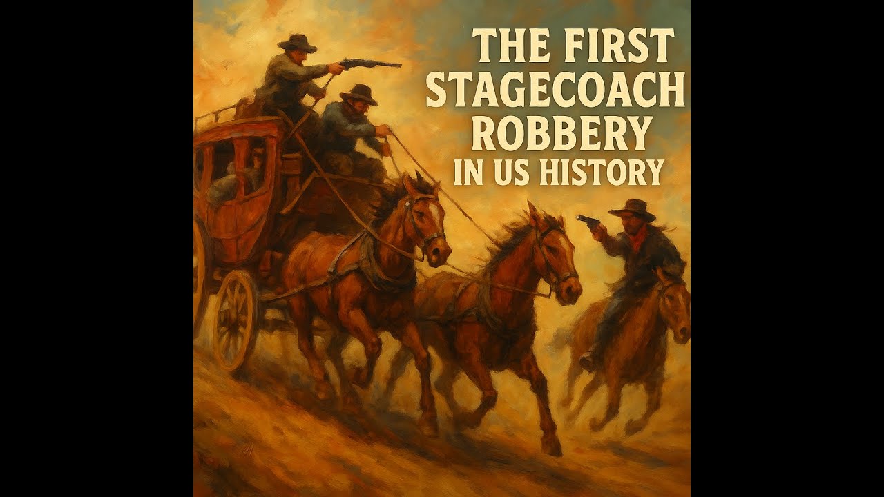 The First Stagecoach Robbery in US History - YouTube