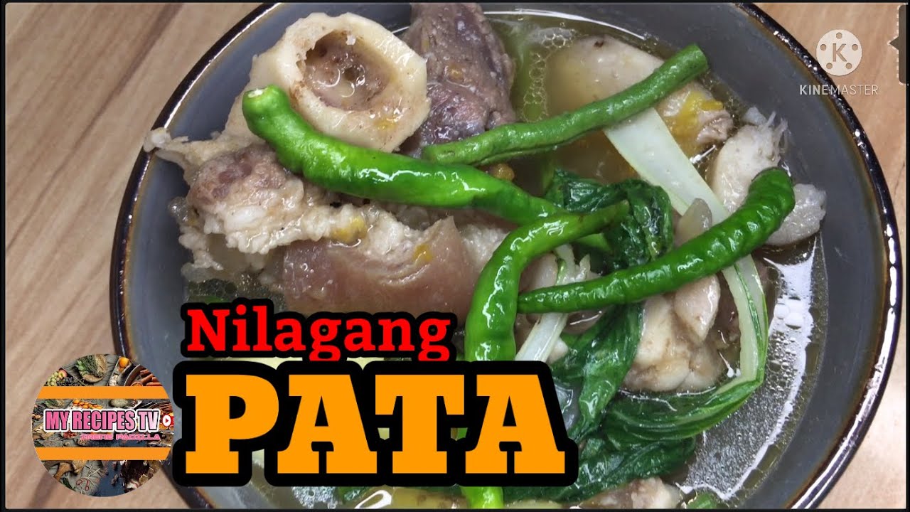 How to cook Nilagang Pata ng Baboy | Nilagang Pata with gabi | quick ...