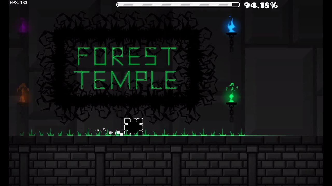 Forest Temple 100% by Michigun | Geometry Dash - YouTube