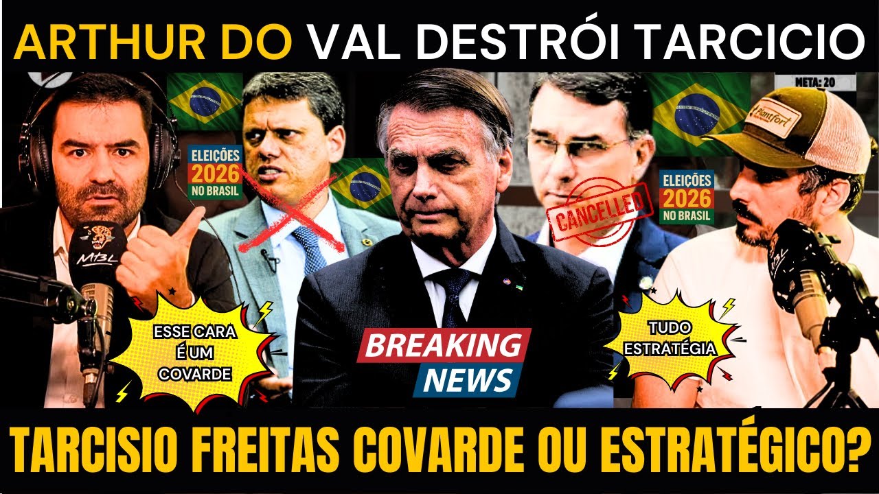 ELE FALOU MESMO! Arthur do Val Destrói Tarcísio ao Vivo! - YouTube