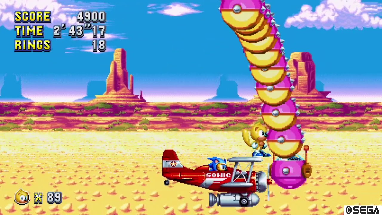 Sonic Mania Plus Mirage Saloon Zone Act 1&2 (Ray) - YouTube