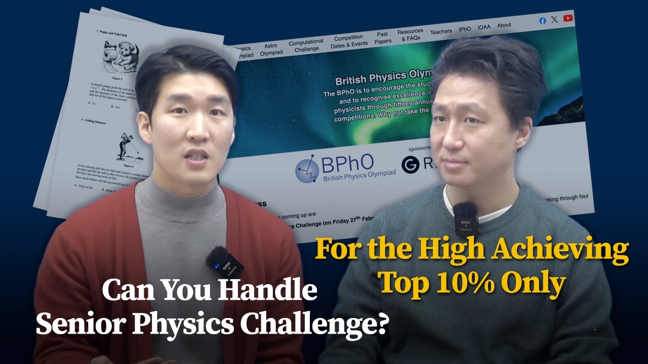 Senior Physics Challenge Tips and Insight from Salomon Kim - YouTube