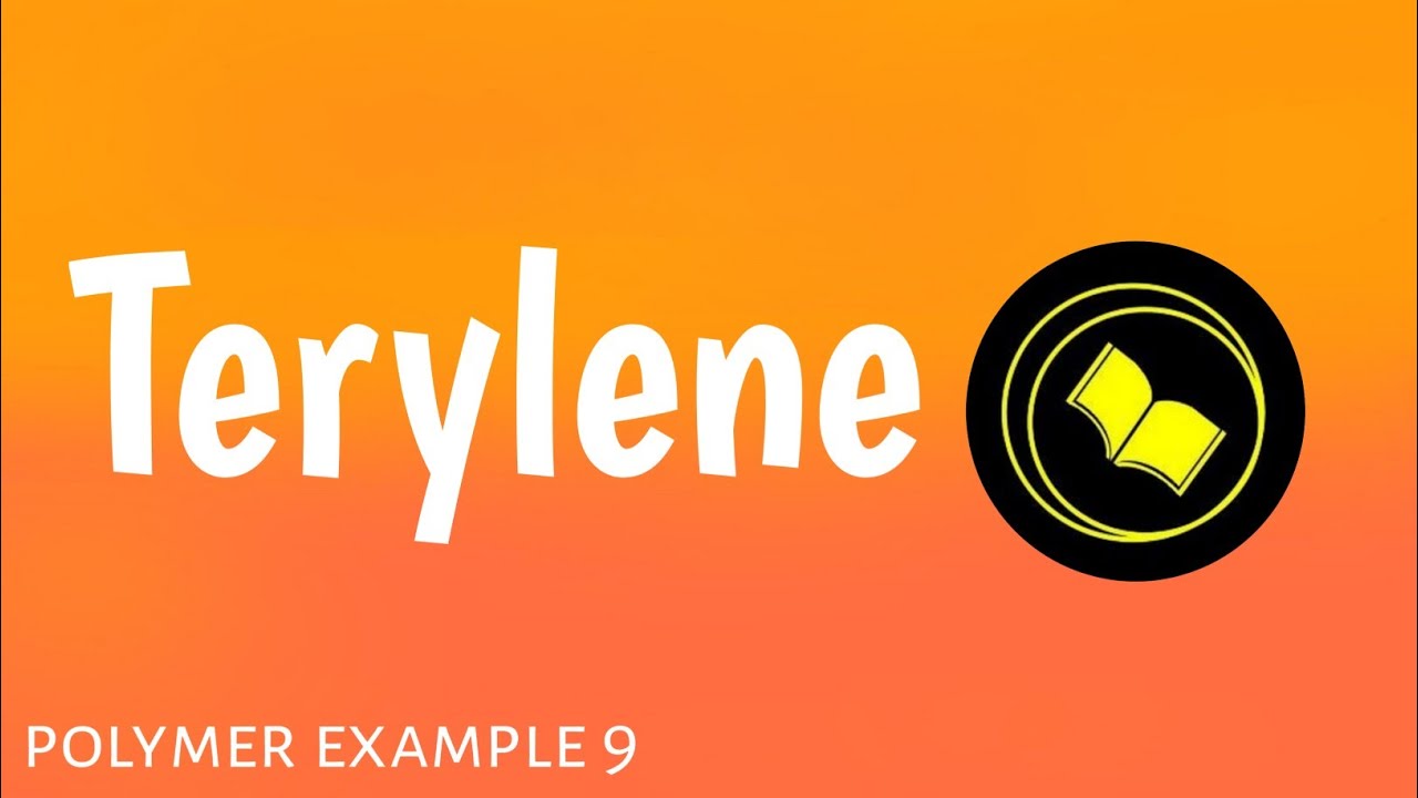 Terylene or polyethylene terepthalate (PET) or Dacron. - YouTube