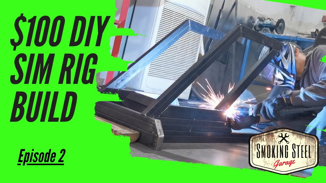 DIY SIM RACING RIG BUILD UNDER $100! Part 2, - YouTube