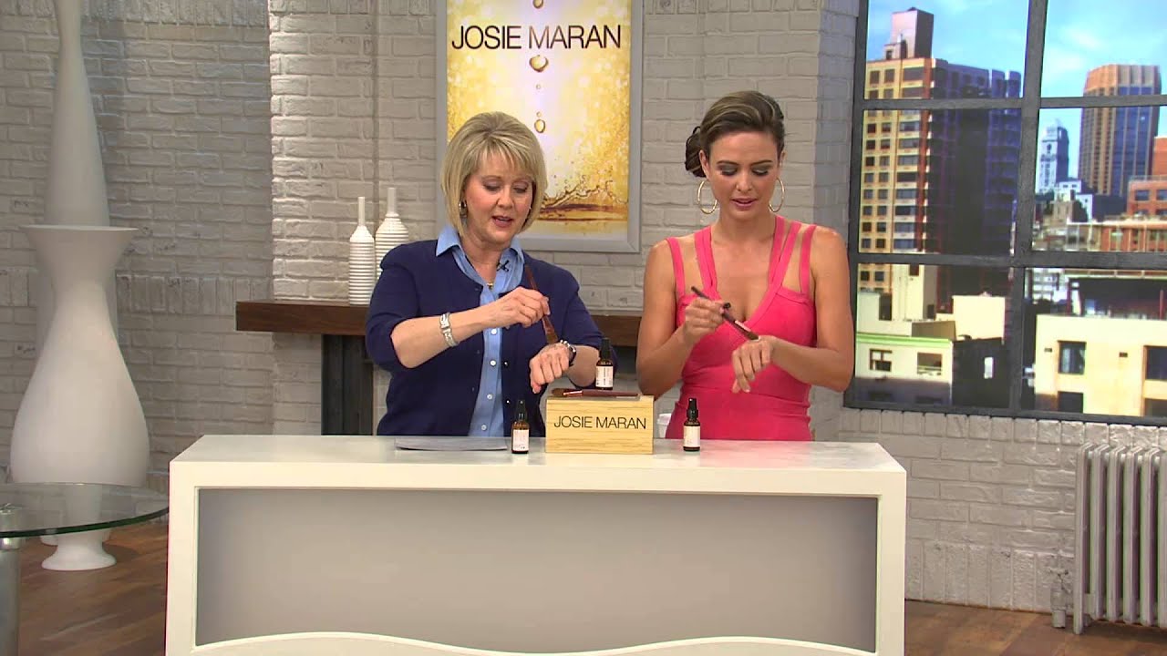 Josie Maran Matchmaker Argan Serum Foundation with Mary Beth Roe - YouTube