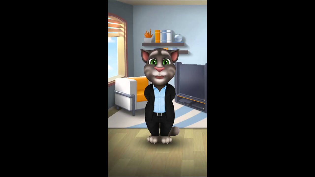 [My Talking Tom] Man in the mirror! - YouTube