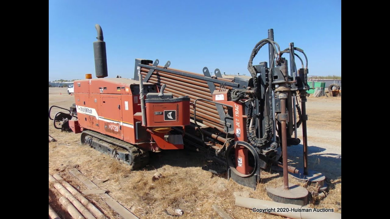 Online Auction! Boring Machines, Traffic Director, Trailers, Vacuum ...