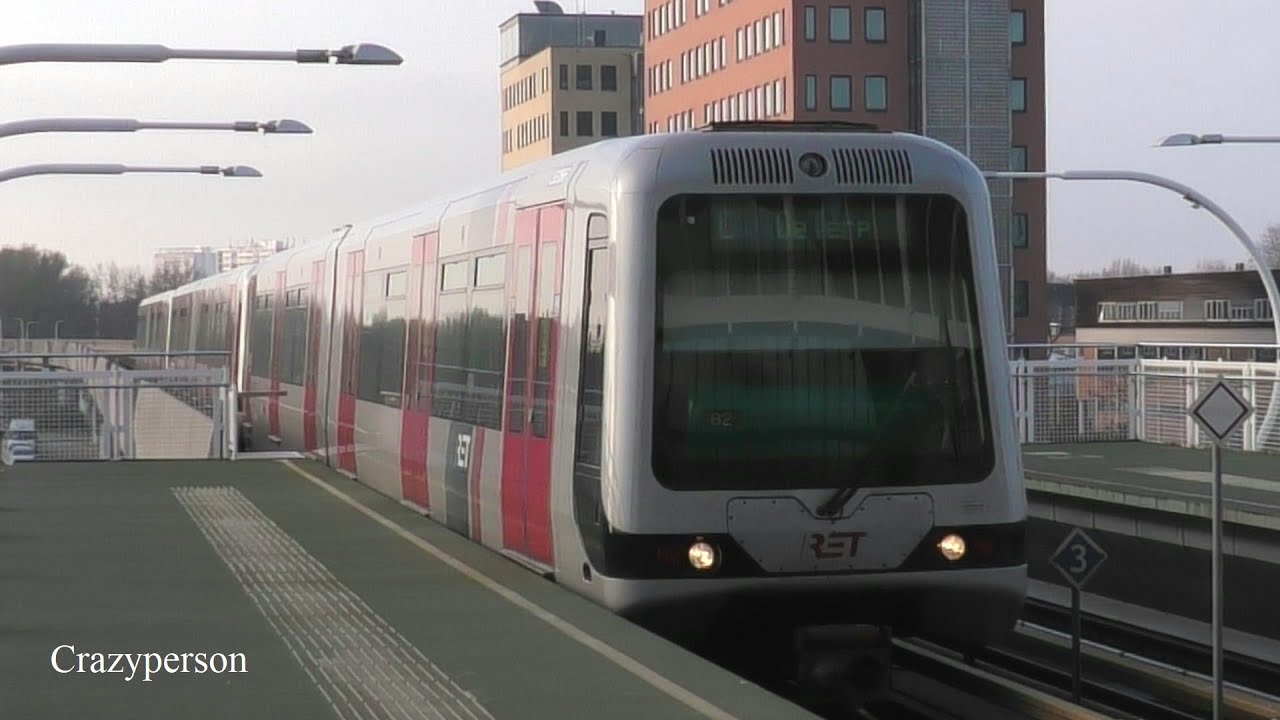 Metro Spijkenisse - Schiedam Centrum RET Lijn C in Nov. 2020 - YouTube