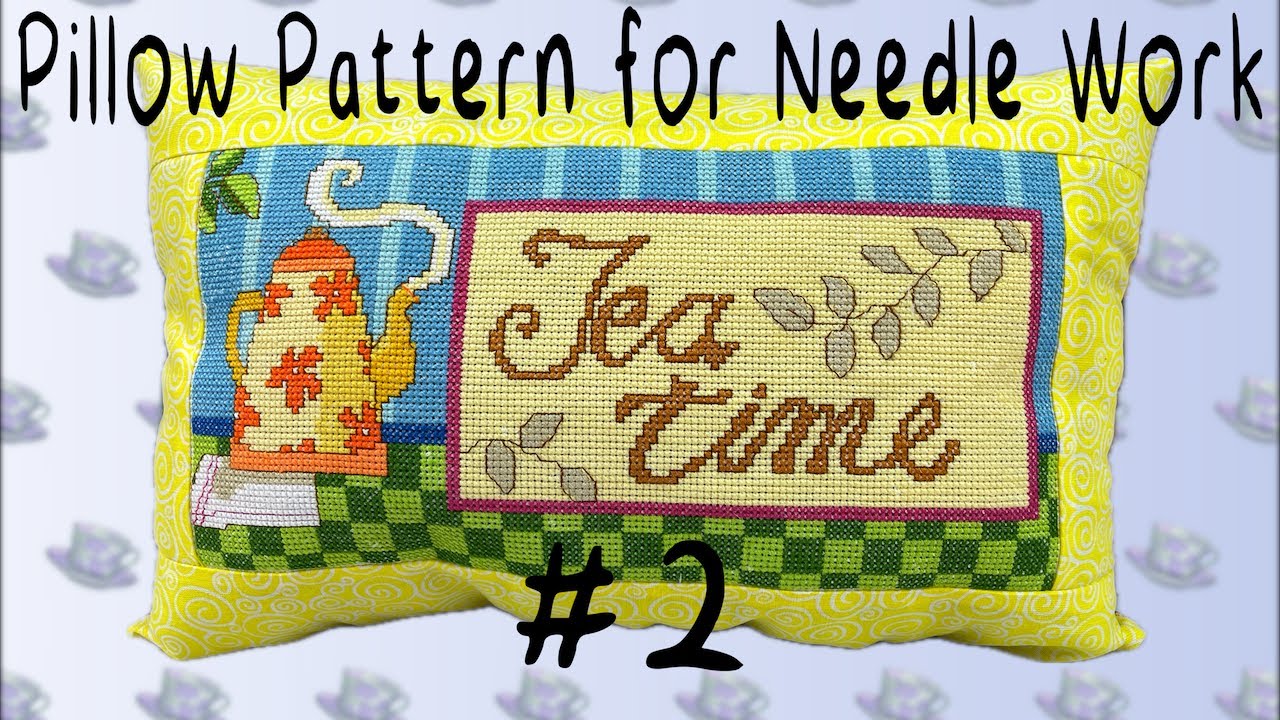 Pillow Pattern for Needle Work #2 | The Sewing Room Channel - YouTube