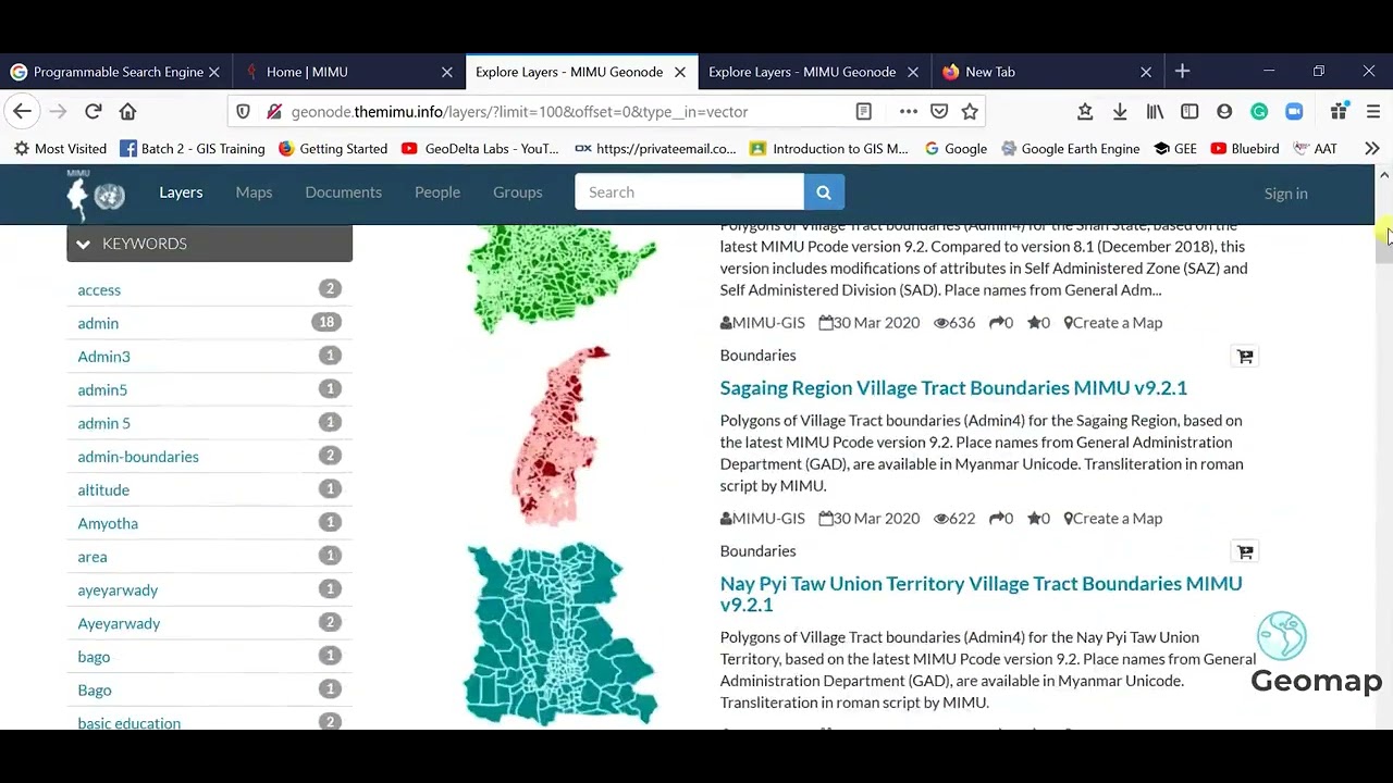 Free GIS Data Source - Download Myanmar GIS Shapefile - YouTube