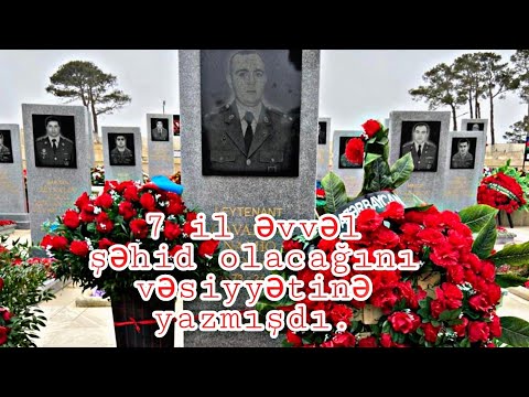 ŞOK OLACAQSINIZ ! 7 İL ƏVVƏL ŞƏHİD OLACAĞINI DEMİŞDİ !