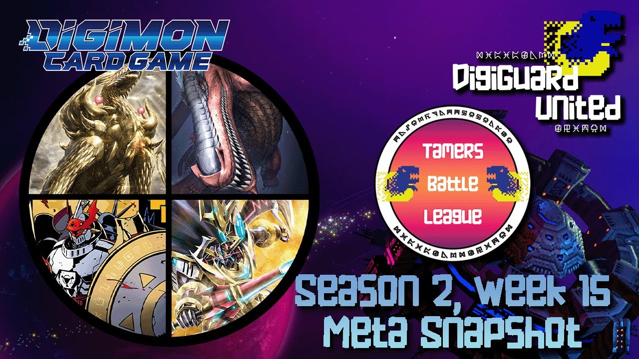 Week 15 Meta Snapshot | Tamers Battle League: Season 2 | BT15 Exceed ...