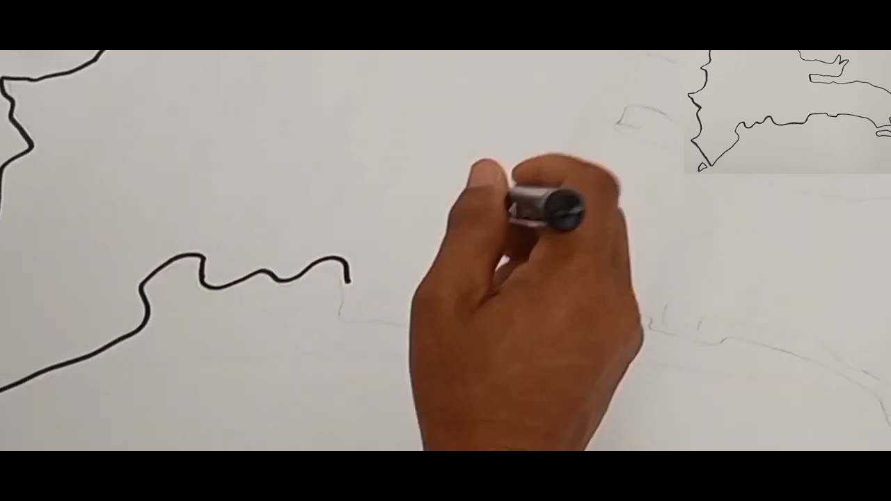 Dibujo a mano del mapa de la República Dominicana #RD#viralvideo #viral ...