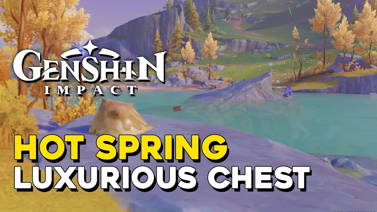 Genshin Impact Hot Spring Luxurious Chest Puzzle Solution - YouTube