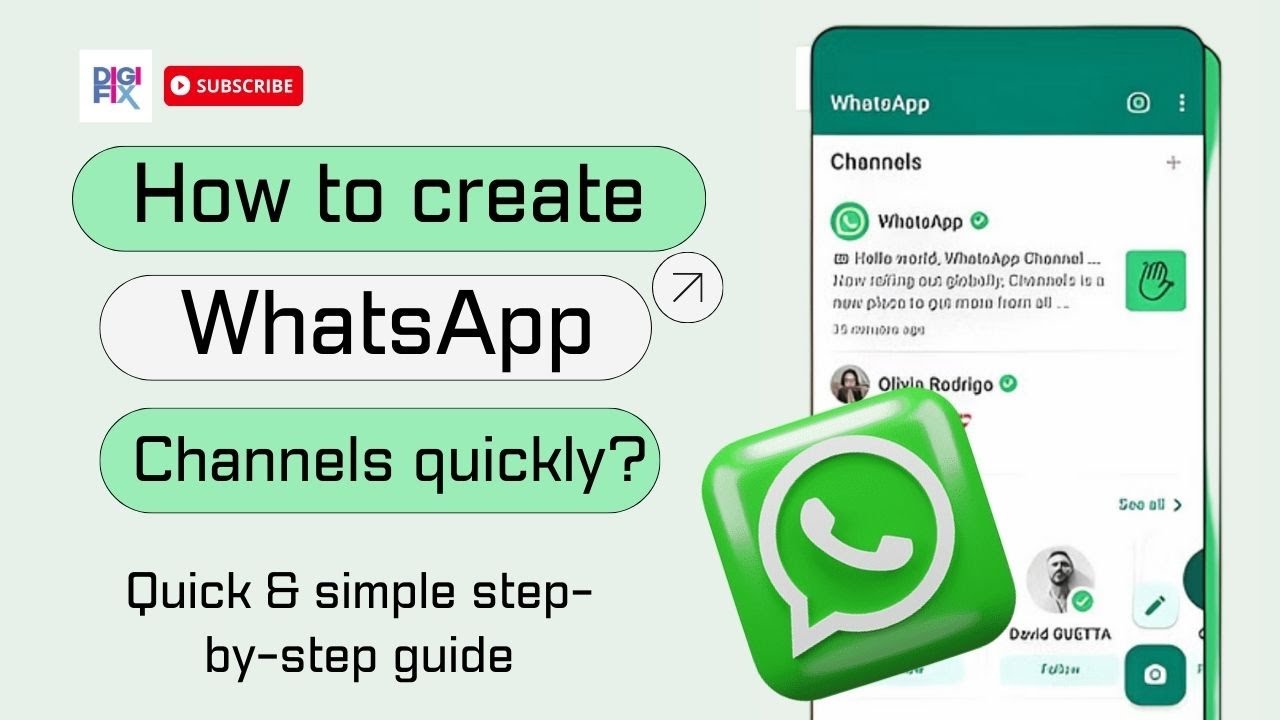 Quick Tutorial on How to create a WhatsApp channel | Step by step ...