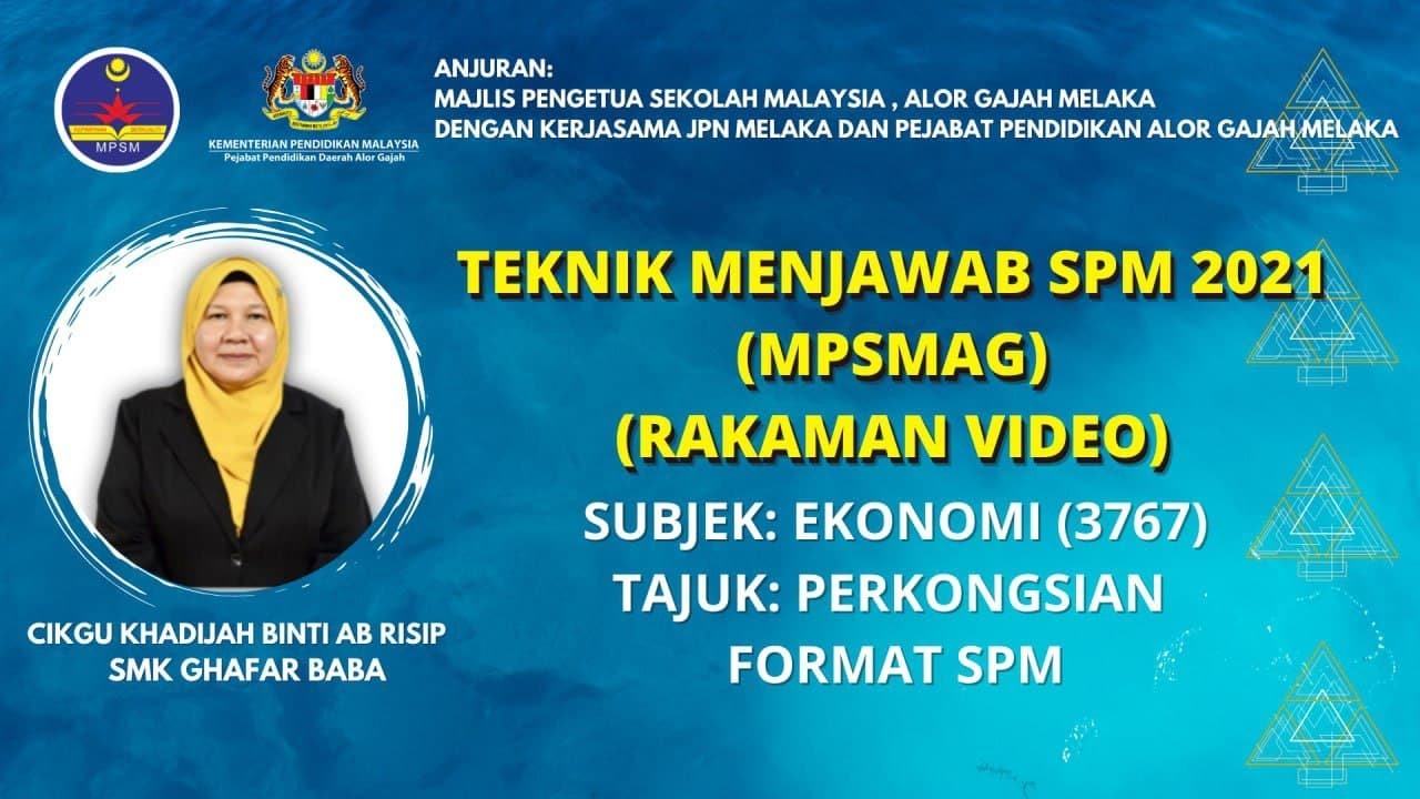 EKONOMI : PERKONGSIAN FORMAT SPM - YouTube