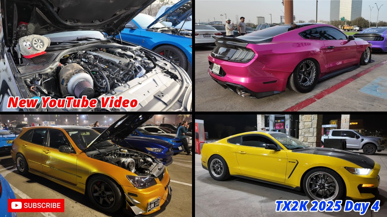 TX2K Trip Day 4 (HOUSTON CAR MEETS, BOMBSHELLS, BMW, CORVETTE, MCLAREN ...