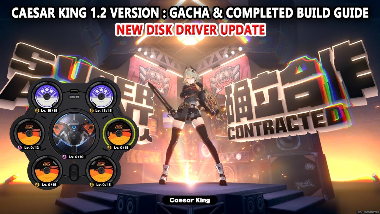 Zenless Zone Zero Caesar King 1.2 Version : Gacha & Completed Build Guide | New Disk Driver ...
