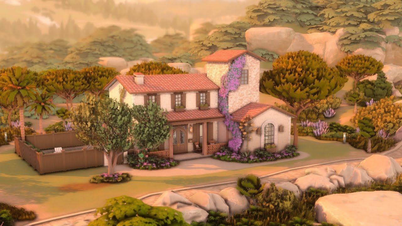 🍇 Tartosa Rental || Sims 4 Speedbuild || No CC - YouTube