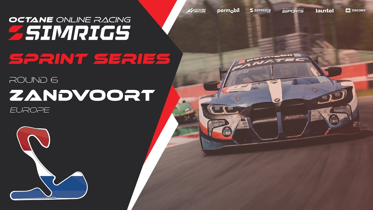 ACC Simrigs Sprint Series (S13) | Europe | R6 - Zandvoort - YouTube