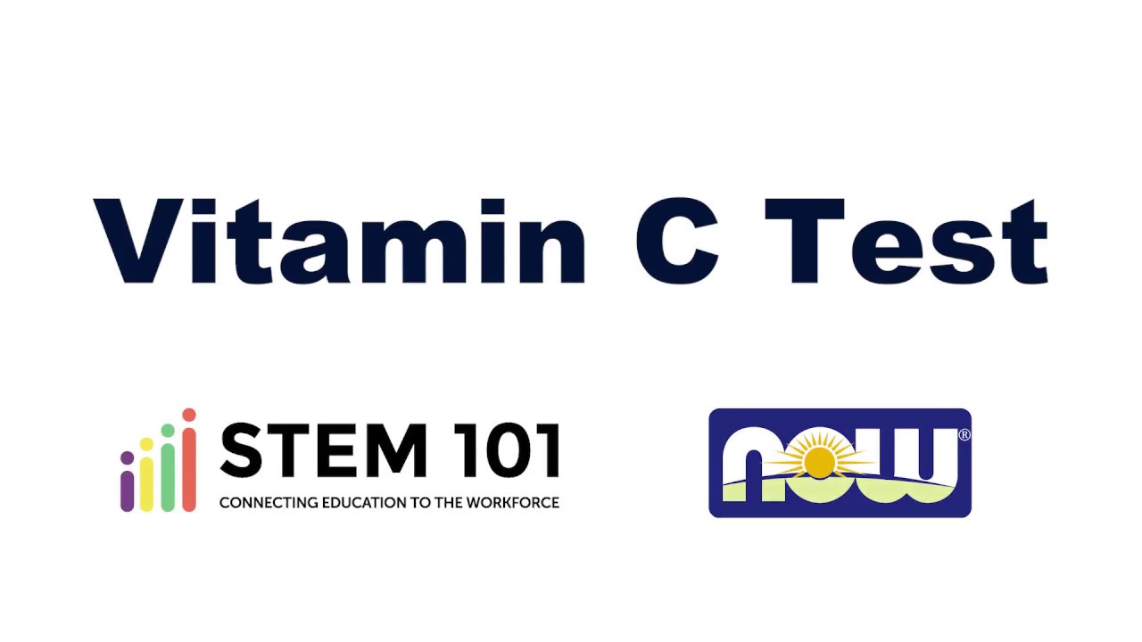 STEM101 - Vitamin C test - YouTube