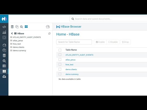 HBase demo in HUE - YouTube