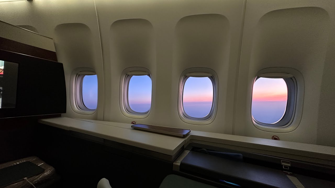 🇰🇷대한항공 ke902 퍼스트클래스 타고 파리-인천 - YouTube