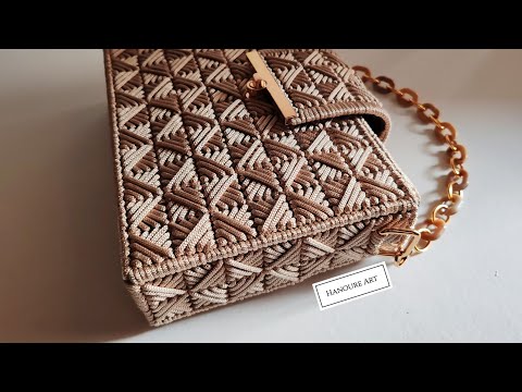 Diy bag with plastic canvas /plastic canvas bag tutorial /New bag ...
