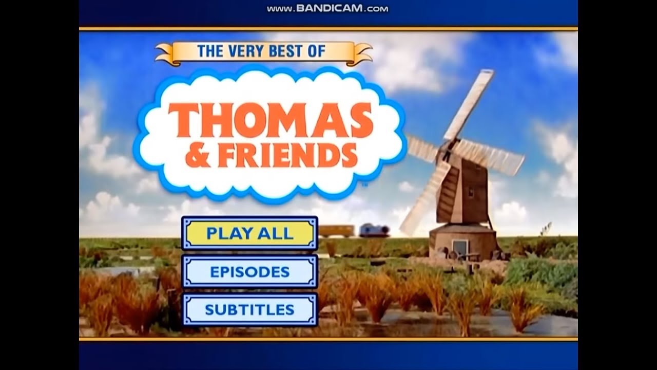 Thomas & Friends UK/AUS DVD Menu Walkthrough: The Very Best of Thomas ...