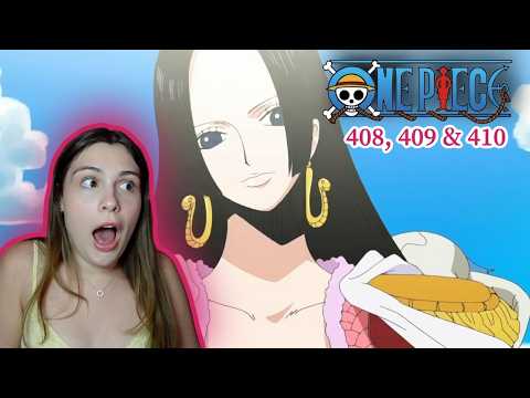 HELLO AMAZON LILY!!!! FIRST TIME WATCHING *One Piece* EPISODES 408, 409 & 410!!!